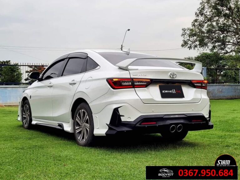 Body kit Vios đời 2023, 2024, 2025 mẫu Drive68 Plus