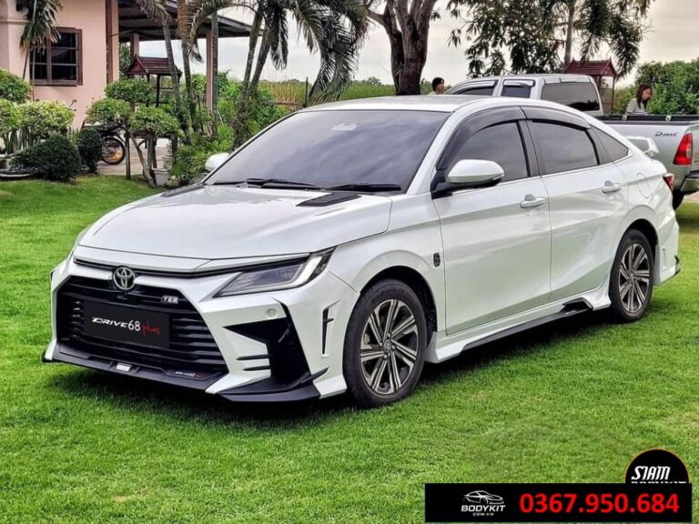 Body kit Vios đời 2023, 2024, 2025 mẫu Drive68 Plus
