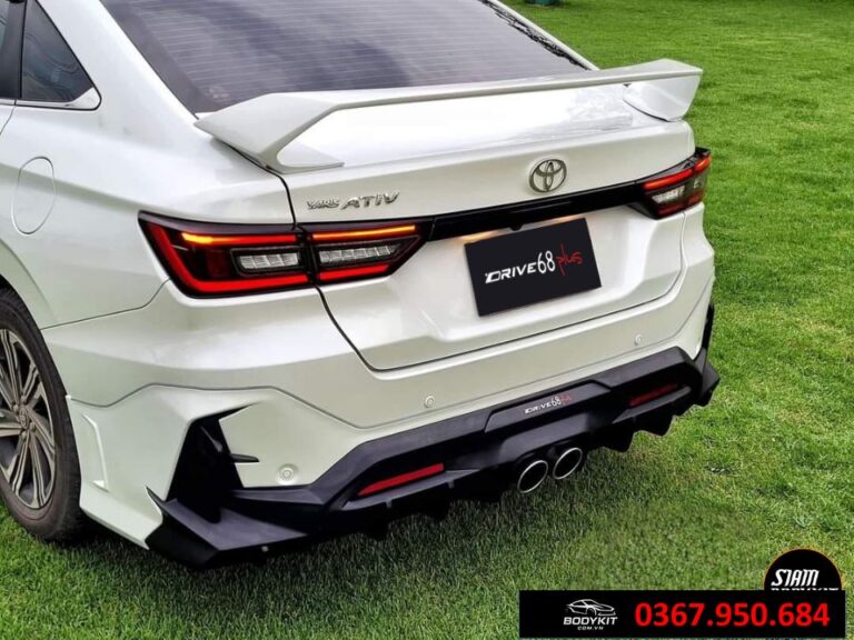 Body kit Vios đời 2023, 2024, 2025 mẫu Drive68 Plus