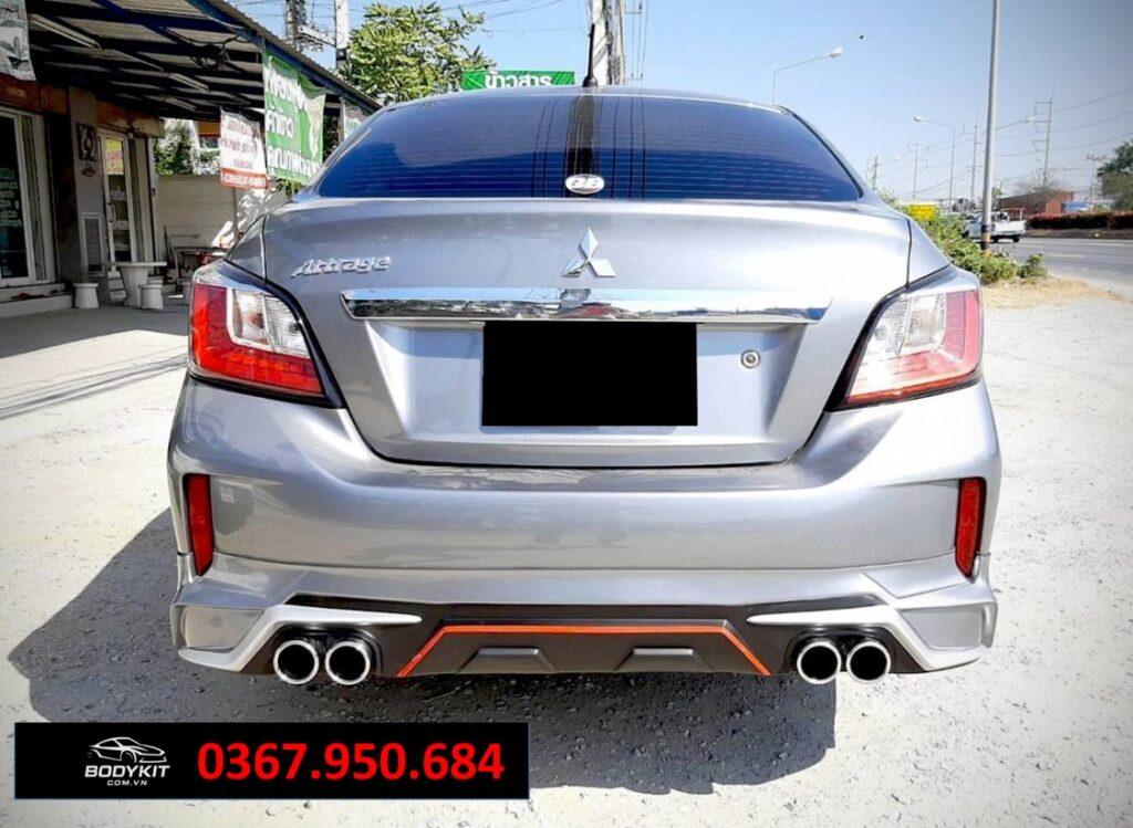 Body kit Mitsubishi Attrage 2020 – 2025 mẫu RDM ver1