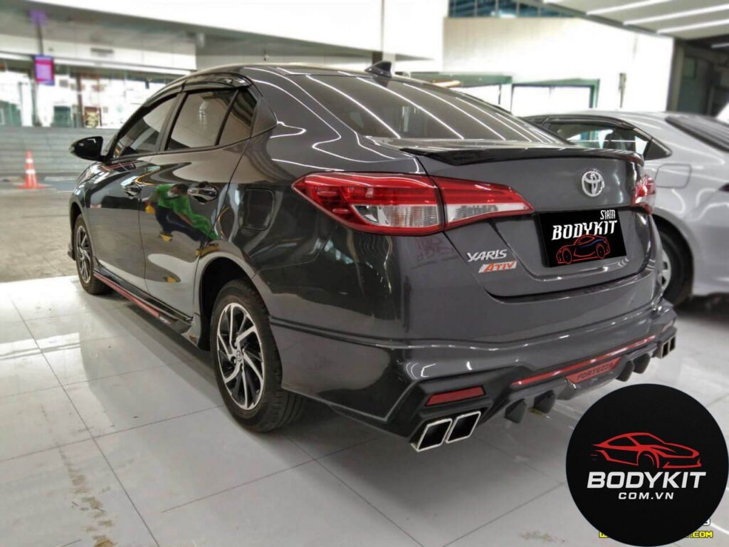 Body kit Toyota Vios đời 2021, 2022 mẫu FORTEZZA