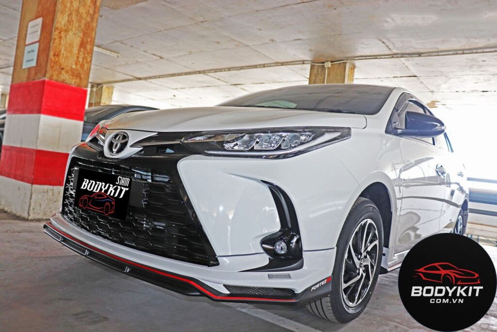 Body kit Toyota Vios đời 2021, 2022 mẫu FORTEZZA