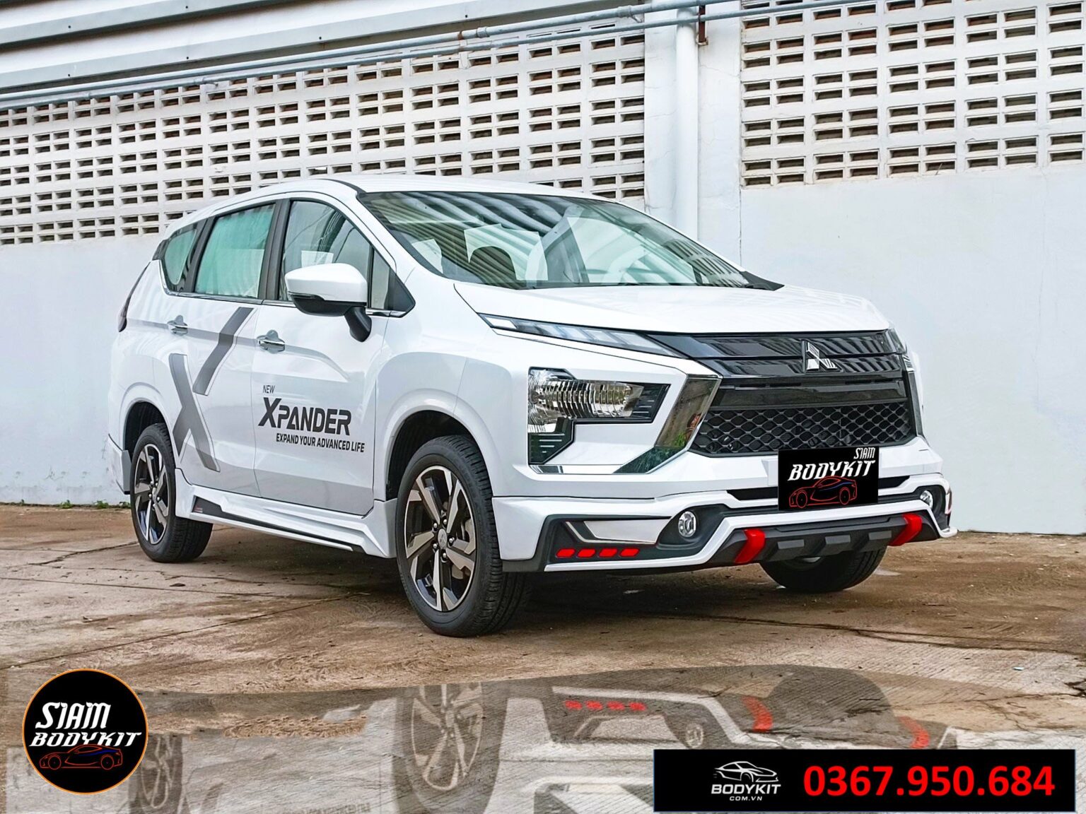 Body kit Mitsubishi Xpander 2022, 2023, 2024 mẫu S-Sport V1