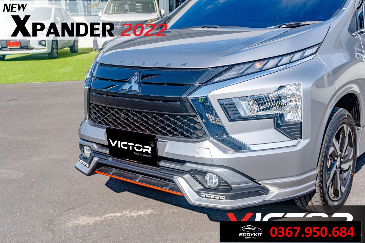 Body kit Mitsubishi Xpander MC đời 2022, 2023, 2024, 2025 mẫu VICTOR ver1