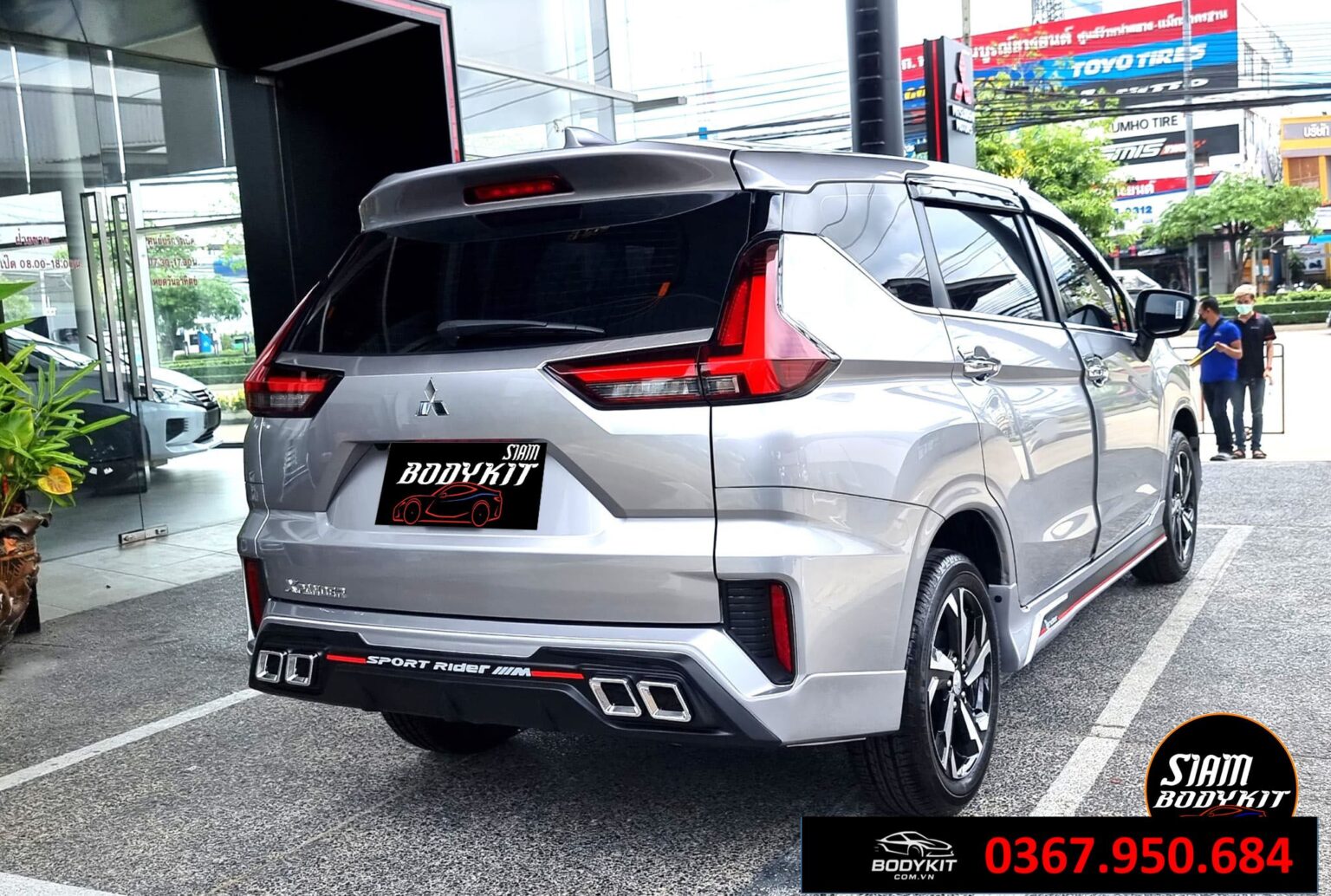 Body kit Mitsubishi Xpander 2022, 2023, 2024 mẫu Rider Ver1