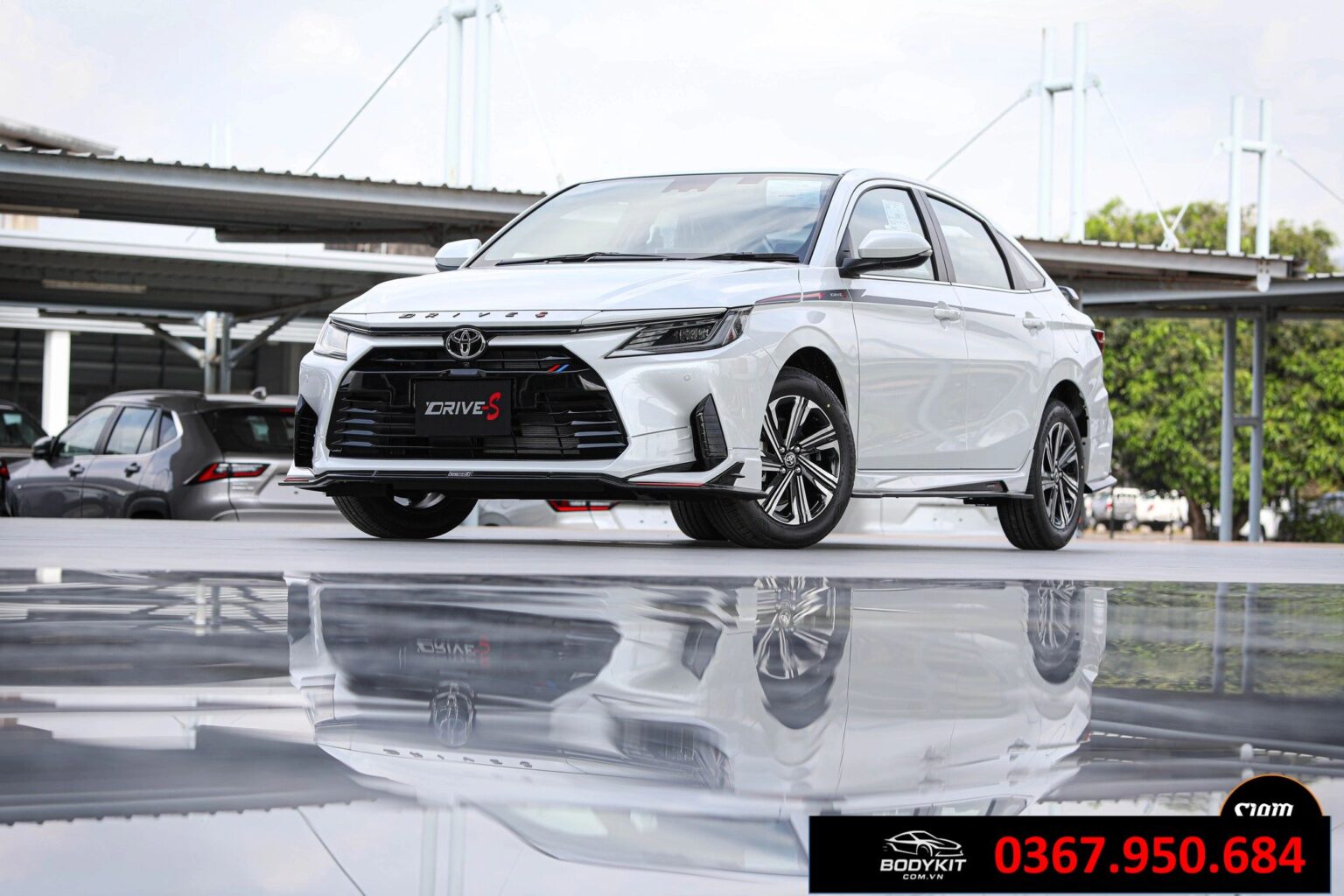 Body kit Vios 2023, 2024, 2025 mới nhất mẫu Drive-S