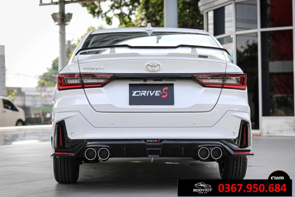 Body kit Vios 2023, 2024, 2025 mới nhất mẫu Drive-S