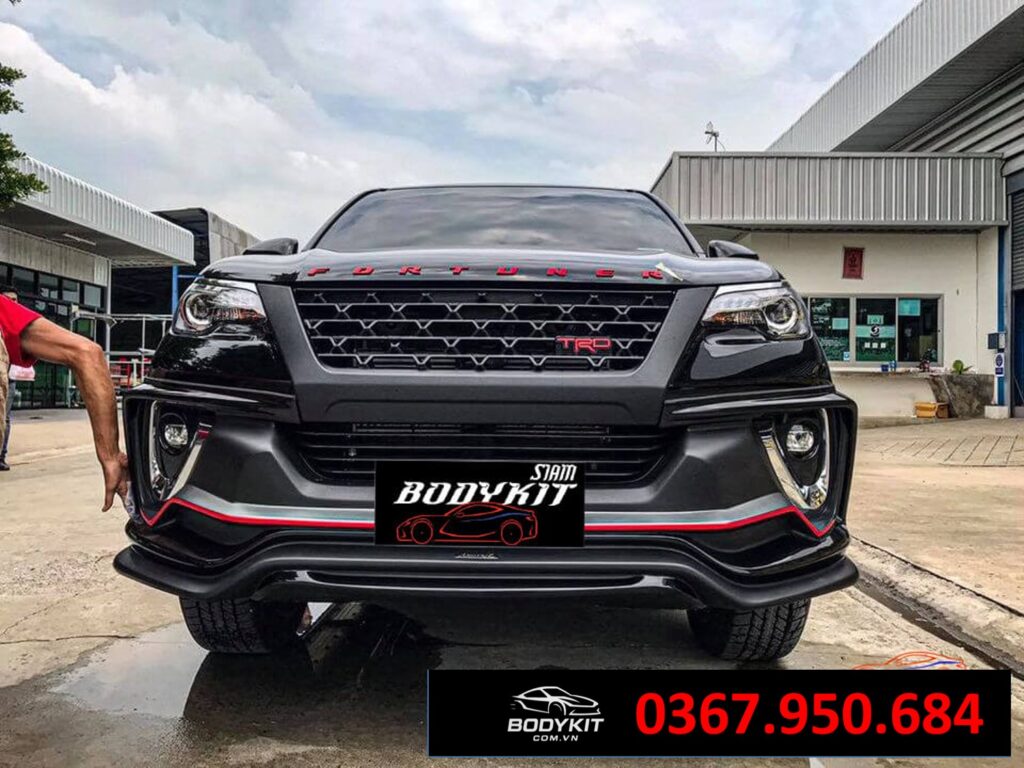 Bộ Bodykit Access (Set 8 Món) cho Toyota Fortuner 2016-2019 đủ màu