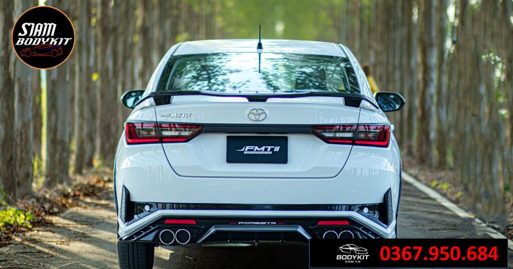 Body kit Toyota Vios đời 2023, 2024, 2025 mẫu FORESTA MC